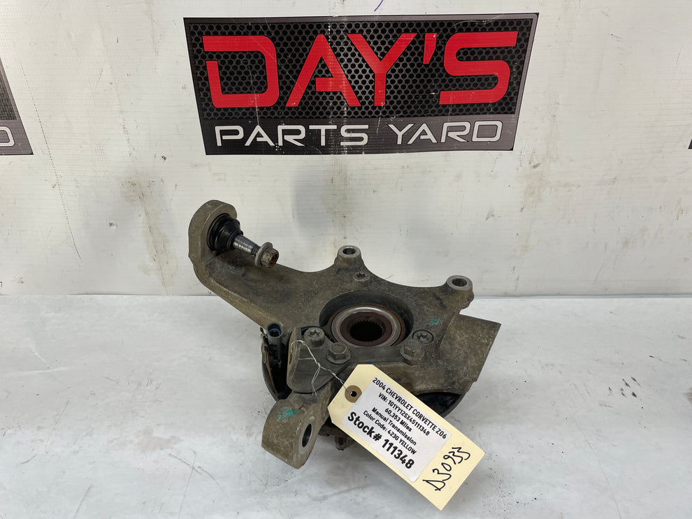 2004 Chevy C5 Corvette Z06 RH Passenger Front Suspension Spindle ...