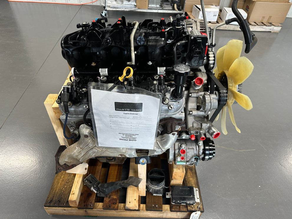 6.0L LQ4 Iron Block Complete Engine Motor Pullout Assembly Silverado ...