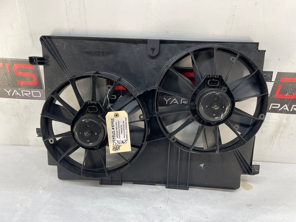 2004 Chevy C5 Corvette Radiator Electric Cooling Fans Assembly OEM