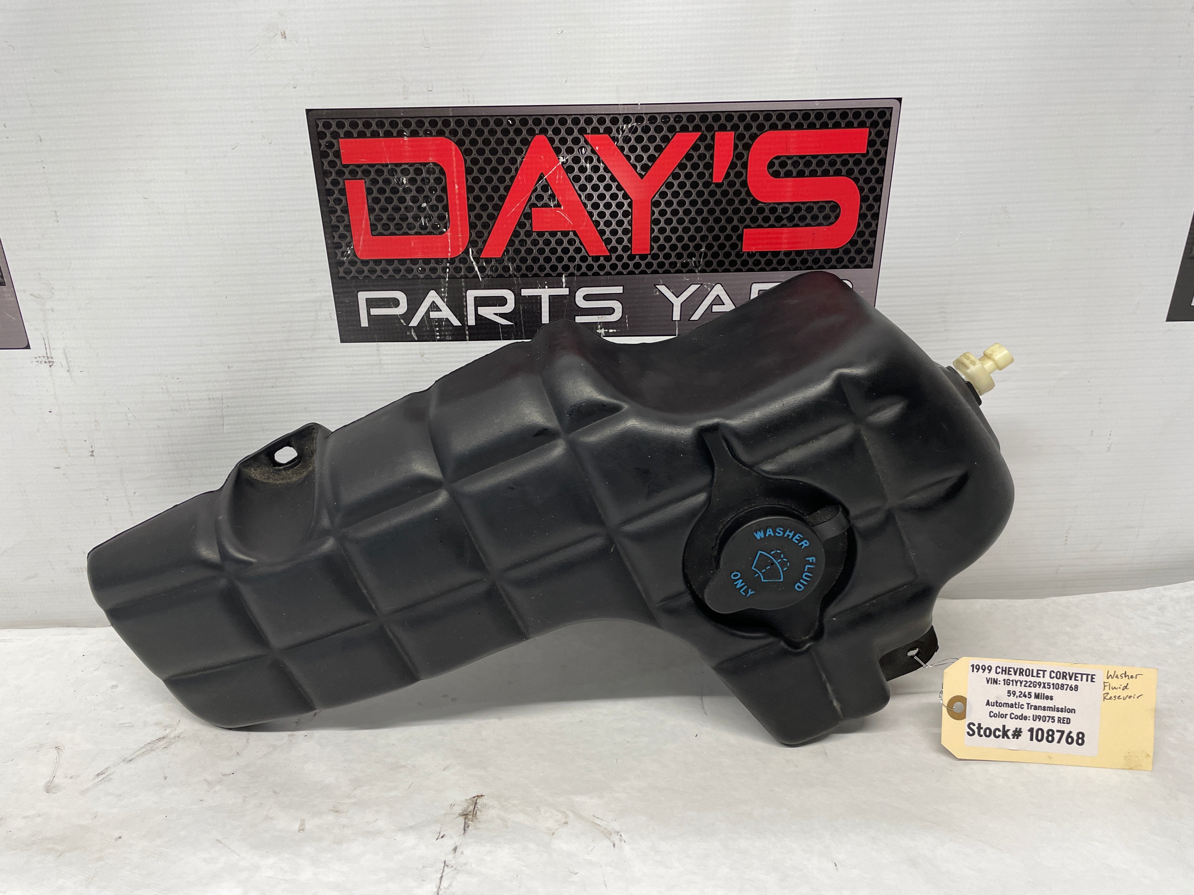 1999 Chevy C5 Corvette Windshield Washer Fluid Reservoir Tank Bottle ...