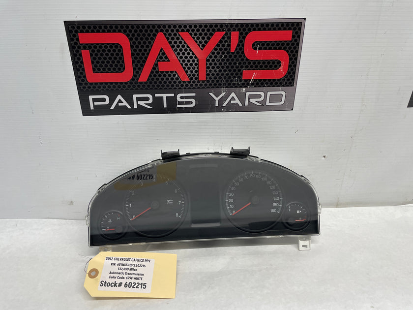 2012 Chevy Caprice PPV Gauge Cluster Speedometer Instrument Panel OEM ...