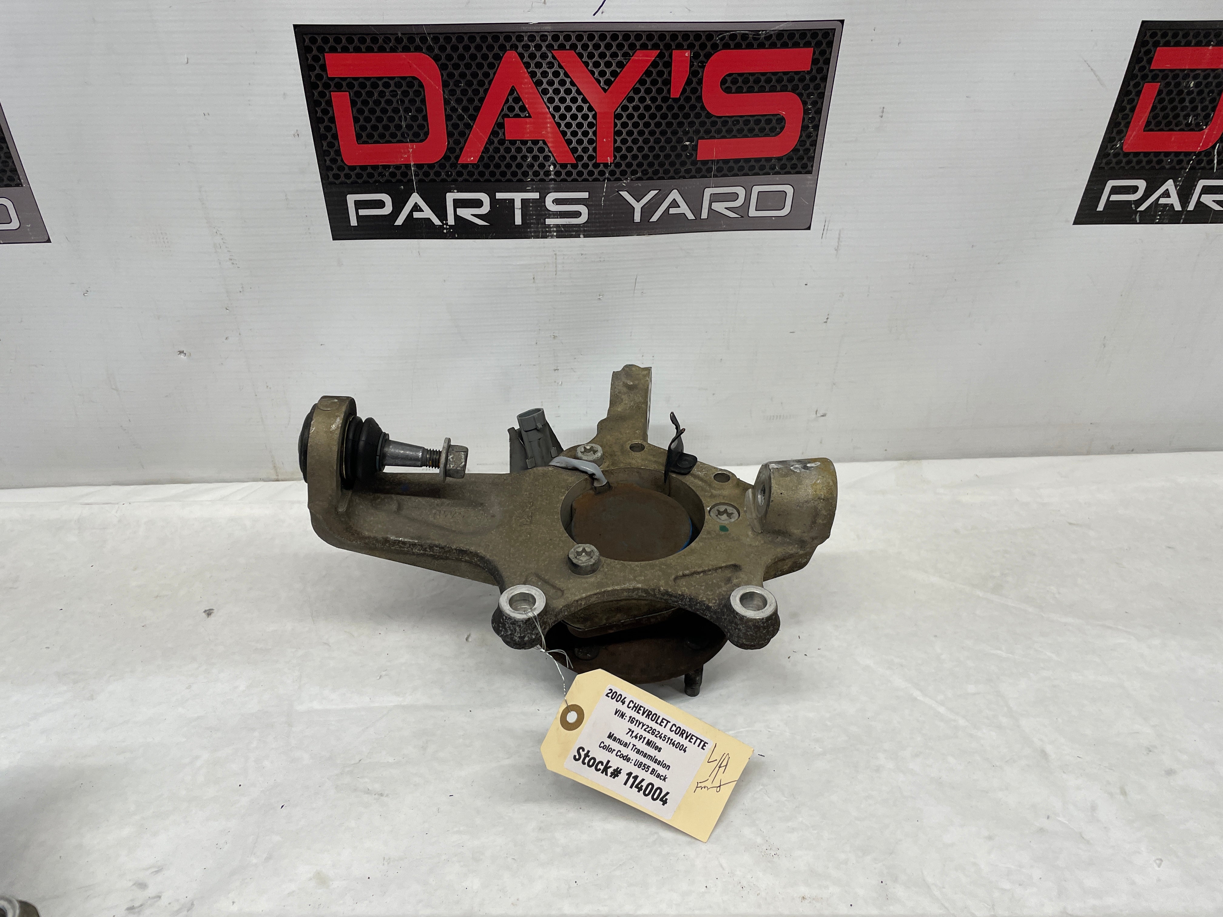 2004 Chevy C5 Corvette LH Driver Front Suspension Spindle Knuckle Hub ...
